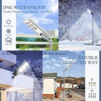 China Aluminum Alloy Shell Integrated Solar Street Light SMD5730 IP65 6500K 50W 100W 150W for sale