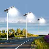 China Monocrystalline Silicon Solar Panel Integrated Solar Street Light 80 - 200W IP65 Three Functions for sale
