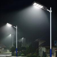 China High Luminous Flux Solar Powered LED Street Light With Lithium Iron Phosphate Battery for sale