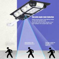 China 9-12m Installation Height Integrated Solar Street Light ABS Black Shell 100W 120LM/W IP65 Light for sale