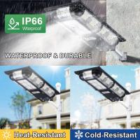 China IP65 Waterproof Automated Solar LED Street Light With Luminous Flux 150lm/W for sale
