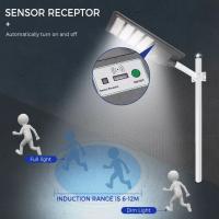 China Luminous Flux 150lm/W Solar Powered LED Street Light Color Temperature 3000K - 6500K for sale