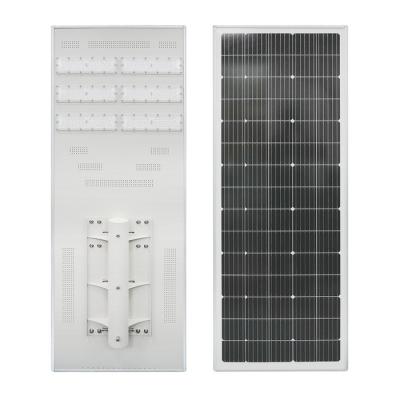 China 150W Automated Solar LED Street Light 5050 Chips 12.8V LiFePO4 Battery for sale