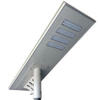 China Mono Solar Panel Solar LED Street Light With Ra>80 150lm/W Luminous Flux for sale