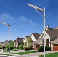 China Mono Solar Panel Solar LED Street Light With Ra>80 150lm/W Luminous Flux for sale