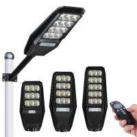 China Sensor Remote Control Solar LED Street Light Polycrystalline Silicon Solar Panel 100W 200W 300W ABS 6000K for sale