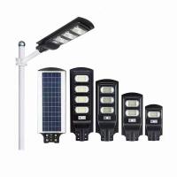 China Ip65 Outdoor 60w 120w 180w 240w 300w Integrated All In One Solar Led Street Light for sale