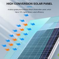 China ABS 180w 240w 300w Integrated Solar Street Light Motion Control 140° Lighting Angle 6000K for sale