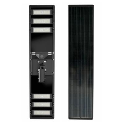 China Double Head All In One Solar Street Lighting IP65 170LM/W SMD5050 for sale