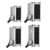 China Efficiency LED Solar Street Light IP65 Waterproof 25.6V 32Ah/48Ah Battery Capacity 6000K Color Temperature for sale