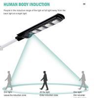 China 3000K-6500K Color Temperature Solar LED Street Light for All In One Model Name for sale