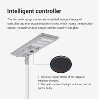China Aluminum Integrated Streetlight IP65 Outdoor 300W 400W 500W All In One Led Solar Street Lamp for sale