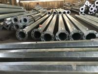 China Hot Galvanized Q235 Steel 6m 7m 8m LED Street Light Pole for sale