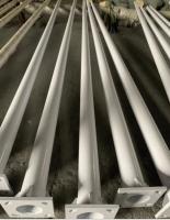 China Hot Galvanized Q235 Steel 6m 7m 8m LED Street Light Pole for sale