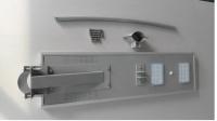 China Automatic Switch 160lm/W All In One Integrated Solar Street Light for sale