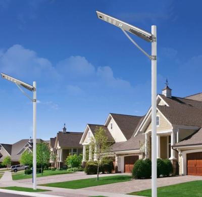 China All In One 60W DC12V 160lM/W Lithium Ion Solar Street Light for sale