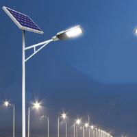 China Split 60W 10000lm Mono Solar Panel Street Light for sale