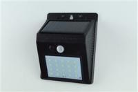 China IP65 6500K Outdoor Solar Sensor Wall Lights 20 Led With Motion Sensor for sale