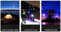 China Outdoor Portable Led Solar Emergency Camping Light 3.7v 5000mA ABS Material for sale