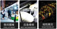 China Outdoor Portable Led Solar Emergency Camping Light 3.7v 5000mA ABS Material for sale