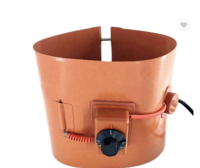 China 10v 10m Oil Drum Water Heater 220v Silicone Heating Pad for sale