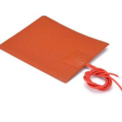 China 1740x250mm Silicone Rubber Heater , 30deg Silicone Rubber Heating Pad for sale