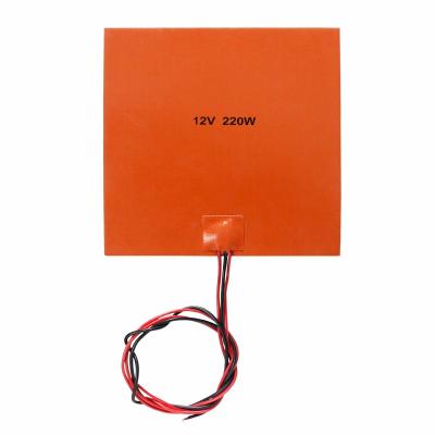 China Flexible 250C Silicone Strip Heater , -60C Rubber Heating Element for sale