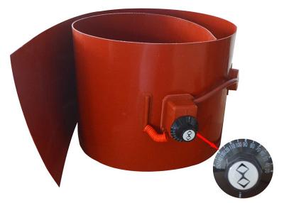 China 4x70in Silicone Drum Heater 55Gal , 1200 Watt Silicone Rubber Heating Element for sale