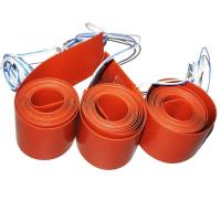 China 100L Silicone Drum Heater Rubber Pad 1500w Flexible 450F for sale