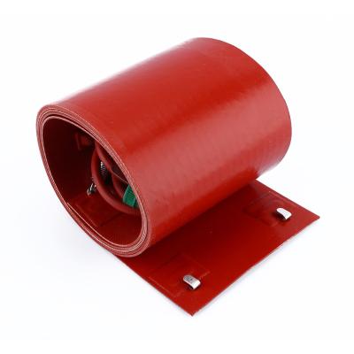 China 4mm Silicone Heating Pad 400F 55 Gallon Drum Hot Water Heater for sale