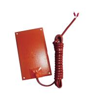 China 30deg To 200 Degree 24v Silicone Heater 50mm Side Bending Blanket for sale