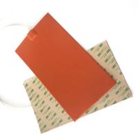 China 1.5mm To 4mm Flexible Silicone Heater , Square Silicone Heating Pad 120v for sale