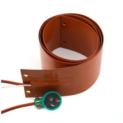 China 220v Flexible Silicone Heater 15mm , Silicone Heat Blanket Temperature Controller for sale