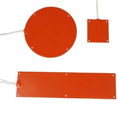 China 3M Adhesive 24v Silicone Heating Elements 0.39