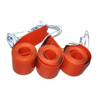 China 300x300mm Flexible Silicone Heater 500w , 30deg Silicone Heating Pad 12v for sale