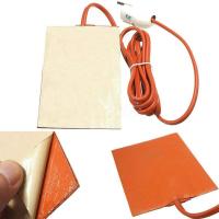 China 110v 120w Silicone Strip Heater , 180C Flexible Rubber Heater for sale