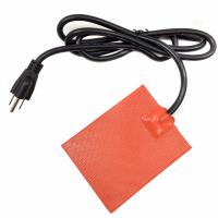 China 300W Flexible Silicone Heater 220 Volt 1.5mm Rubber Heating Blanket for sale
