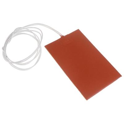 China 3-600 Volt Silicone Rubber Heating Blanket 1.5mm Moisture Resistant for sale