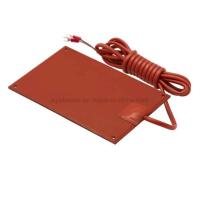 China 12V Silicone Rubber Heating Element 1.5mm 400deg Heat Silicone Pad for sale