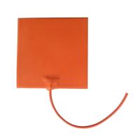 China Thermostat Silicone Rubber Heating Element 220v 60C Flexible for sale