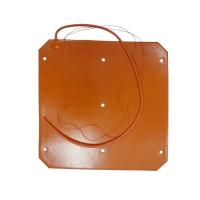 China 60-250deg Flexible Heaters Silicone Rubber , 4mm Silicone Heating Pad for sale