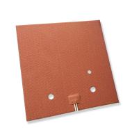 China 1mm Silicone Heater Pad 200 Degree , 24v Silicone Rubber Heating Mat for sale