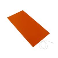 China 0.06 To 0.12 Inch Flexible Heaters Silicone Rubber 3.15x3.94in 12 Volt 25w for sale