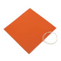 China 0.06 To 0.12 Inch Flexible Heaters Silicone Rubber 3.15x3.94in 12 Volt 25w for sale