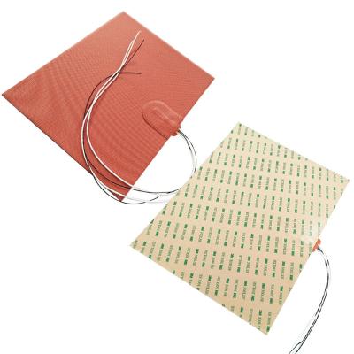 China 230C 12v Silicone Heater 5mm , 150deg Silicone Oil Pan Heater for sale