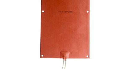 China 1.5mm Custom Silicone Heater 230v , 200 Degree 12v Silicone Heating Pad for sale