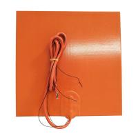 China 1.5mm Custom Silicone Heater 230v , 200 Degree 12v Silicone Heating Pad for sale