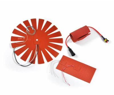 China 500x1200mm Custom Silicone Heating Pads 150C Waterproof for sale