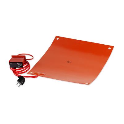 China 200l Flexible Heaters Silicone Rubber 1740x125mm , 1500w Silicone Heating Pad 120v for sale