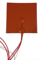 China 380v Silicone Heater Pad 150deg , 1000mm Silicone Heat Mat for sale